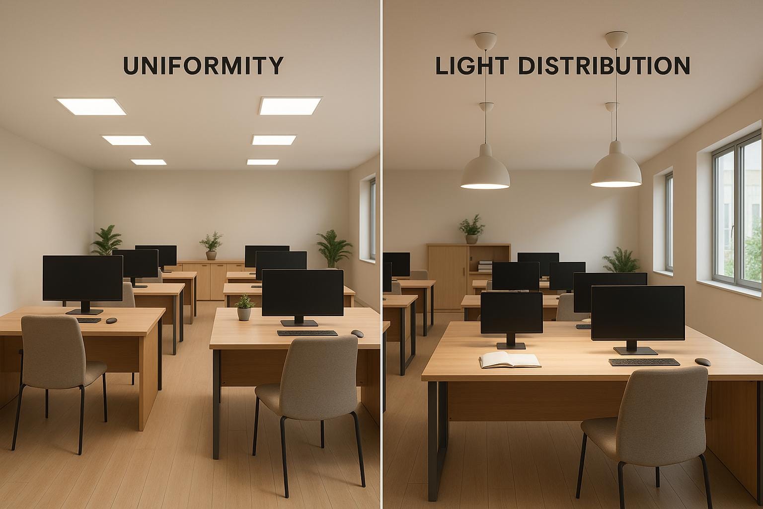 Uniformity vs. Light Distribution: Key Differences